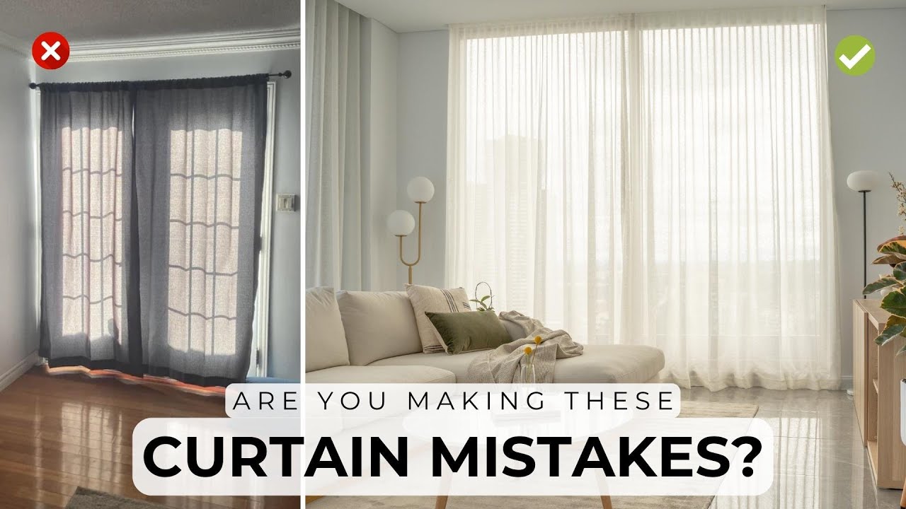 5 Rules For Hanging Curtains & Common Mistakes to Avoid! - ZSHINE