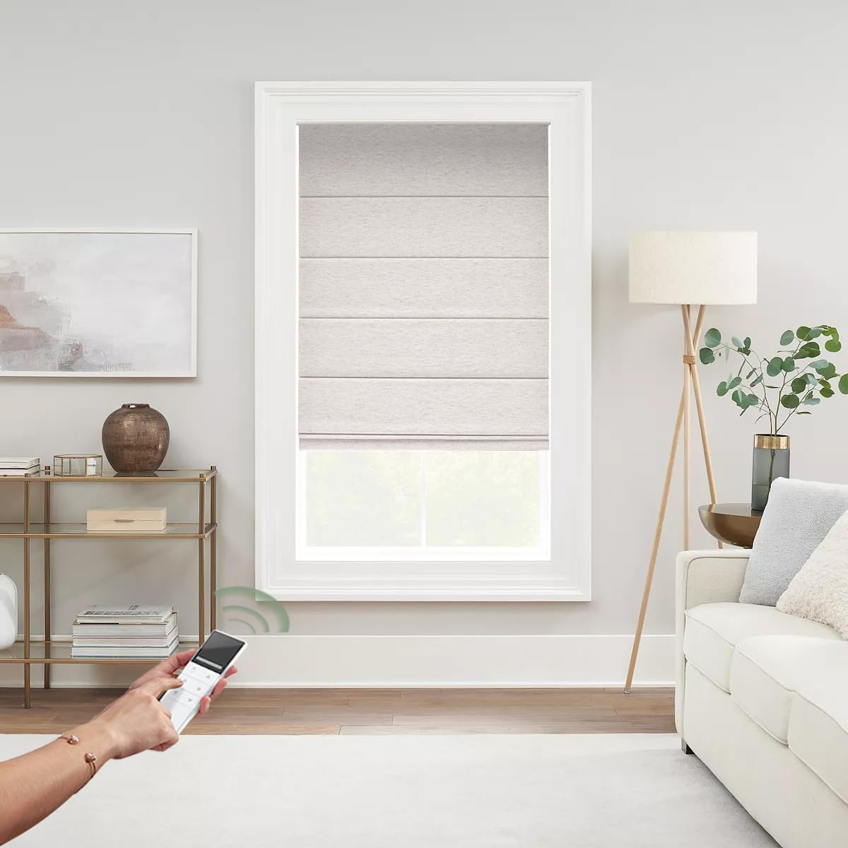 Smart Motorized Roman Blinds - ZSHINE